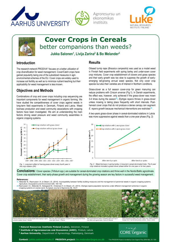 (PDF) Cover crops in cereals – better companions than weeds?