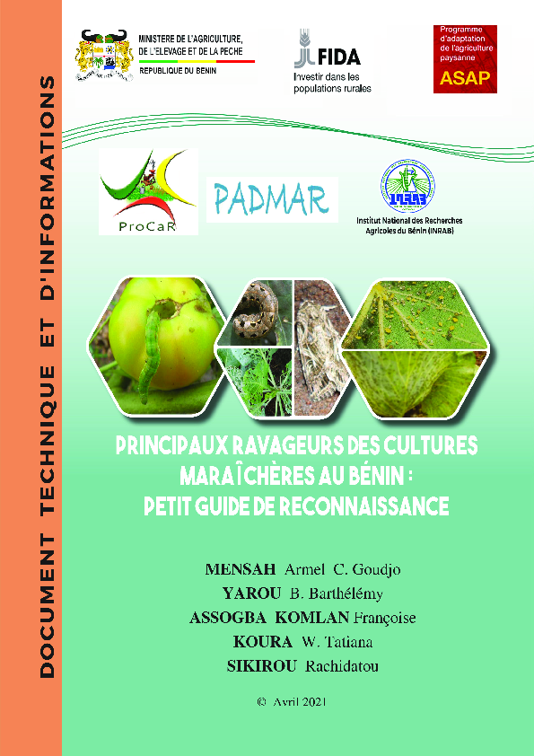 (PDF) Principaux Ravageurs des cultures maraîchères au Bénin Guide de ...