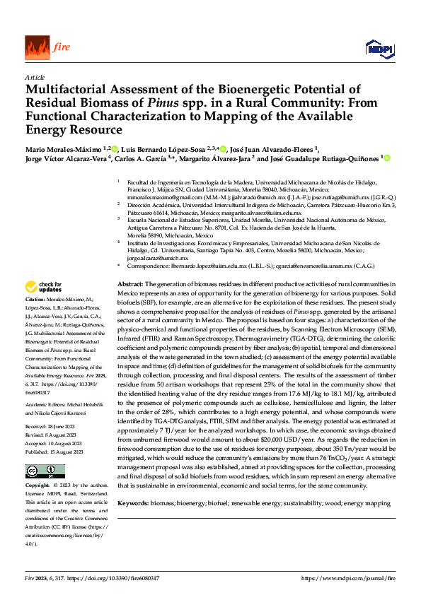 (PDF) Multifactorial Assessment of the Bioenergetic Potential of ...