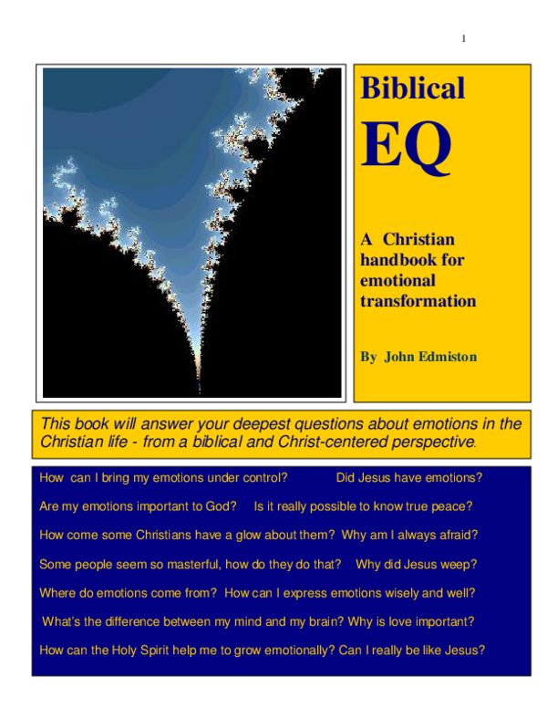 (PDF) A Christian Handbook For Emotional Transformation