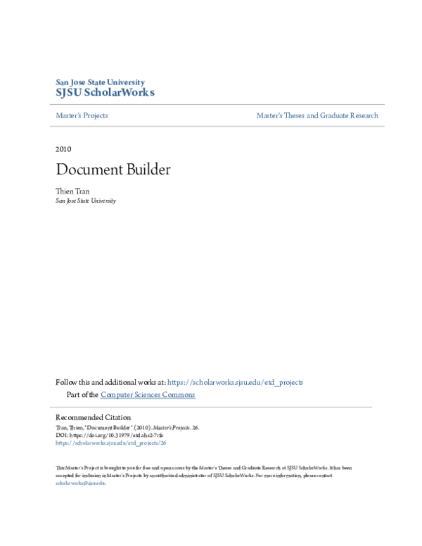 (PDF) Document Builder