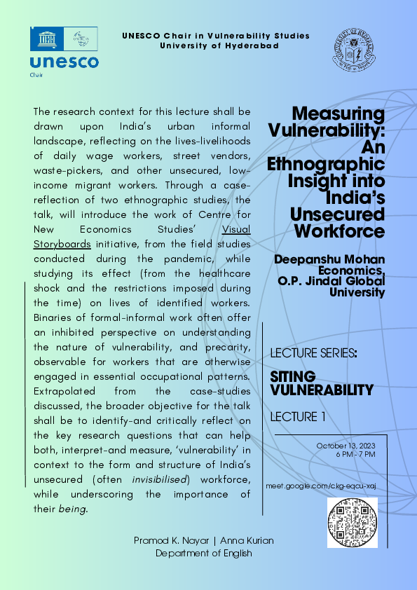 (PDF) Siting Vulnerability - I Measuring Vulnerability by Deepanshu Mohan