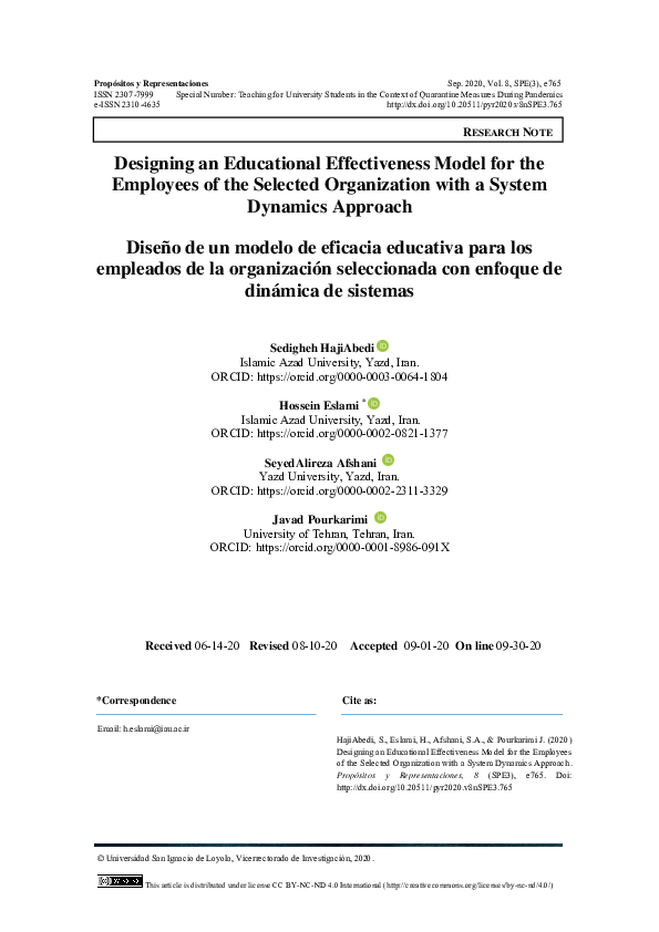 (PDF) Designing an Educational Effectiveness Model for the Employees of ...