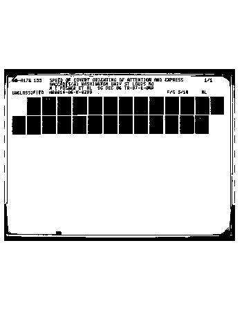 (PDF) Speed of Covert Orienting of Attention and Express Saccades