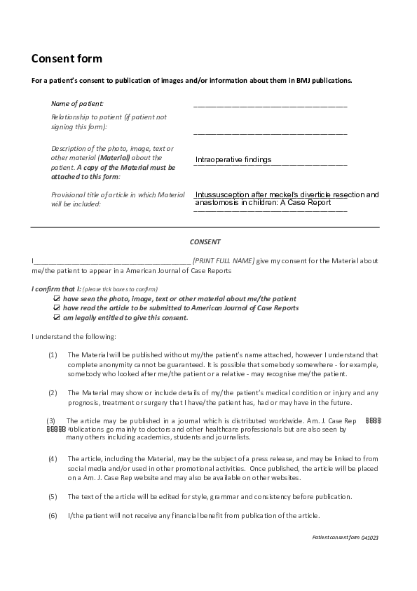 Pdf Consent Form