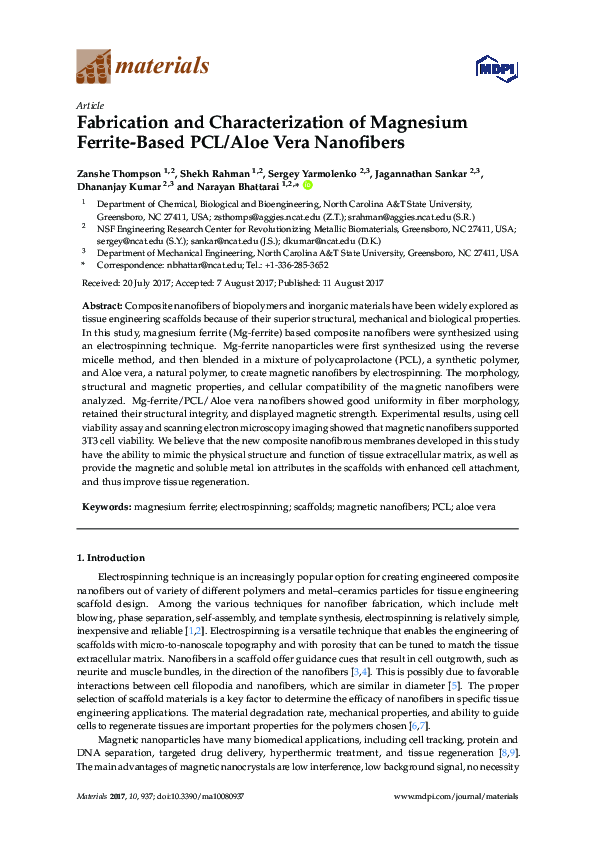 (PDF) Fabrication and characterization of magnesium based surface ...