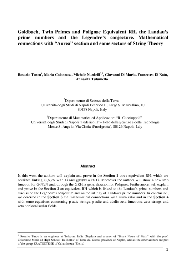 Pdf Equivalent Riemann Hypotheses And Primes