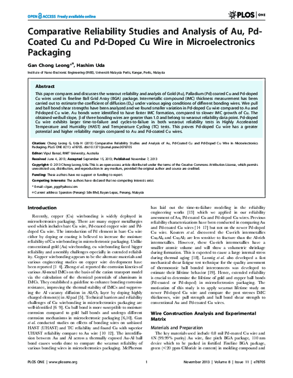 (PDF) Correction: Comparative Reliability Studies and Analysis of Au, Pd-Coated Cu and Pd-Doped ...