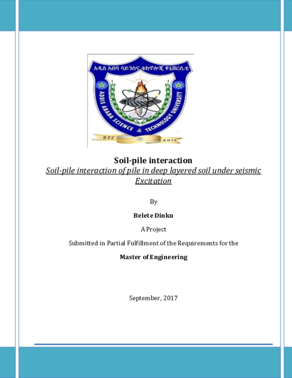 (PDF) Soil-pile interaction Soil-pile interaction of pile in deep ...