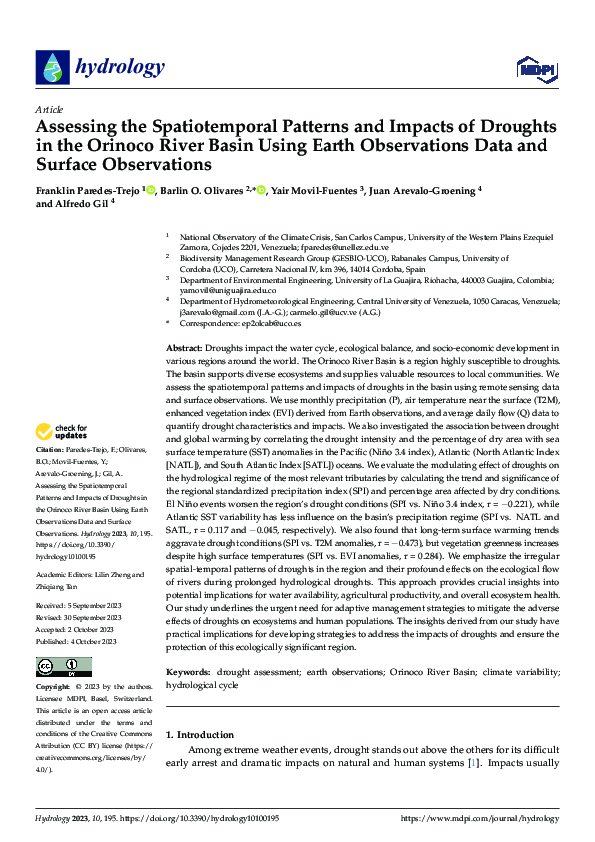 (PDF) Assessing the Spatiotemporal Patterns and Impacts of Droughts in ...