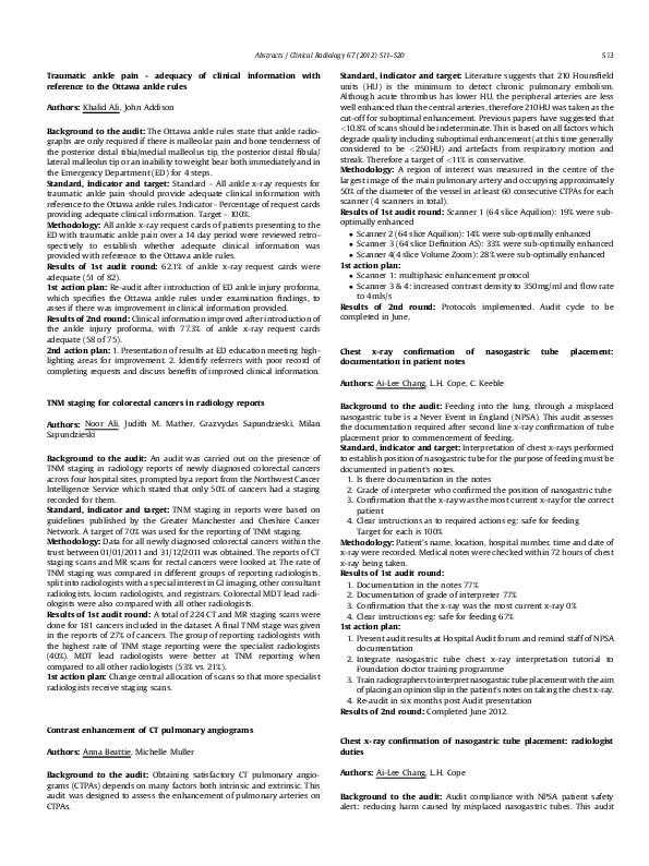 (PDF) Chest x-ray confirmation of nasogastric tube placement ...