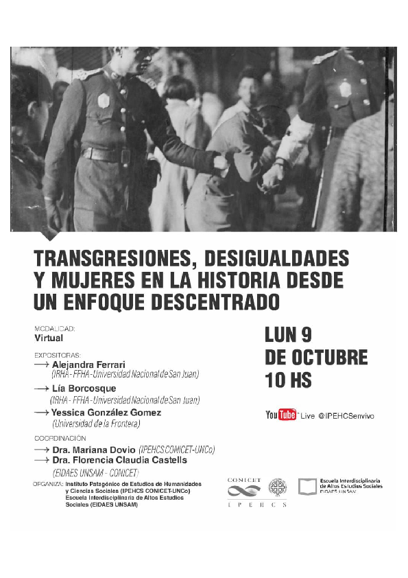 (PDF) Transgresiones, desiguladades y mujeres en la historia desde un ...
