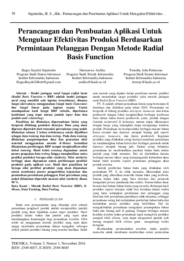 (PDF) Perancangan dan Pembuatan Aplikasi Untuk Mengukur Efektivitas Produksi Berdasarkan ...