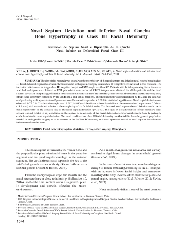 (PDF) Nasal Septum Deviation and Inferior Nasal Concha Bone Hypertrophy ...