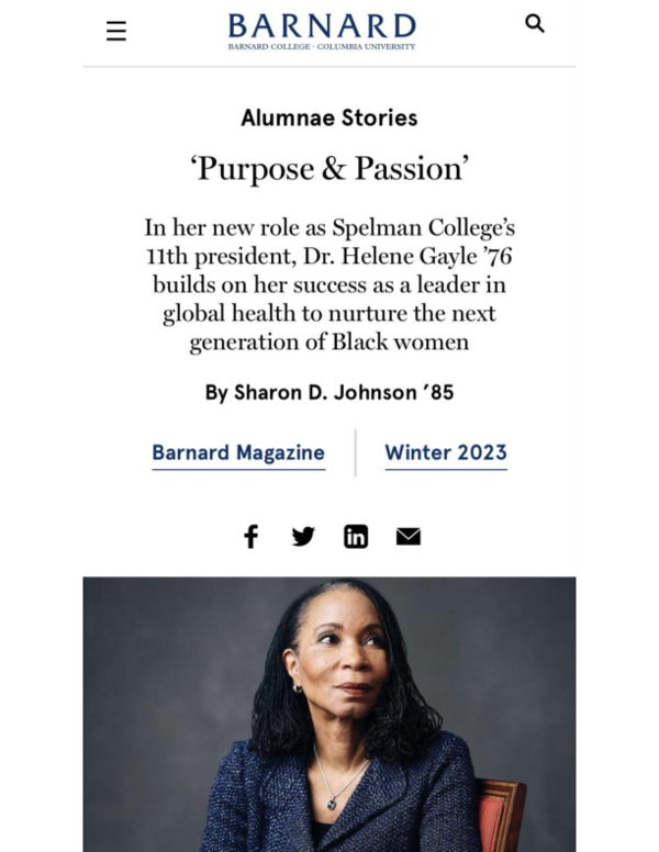 (PDF) Purpose & Passion: In her new role as Spelman College's 11th ...