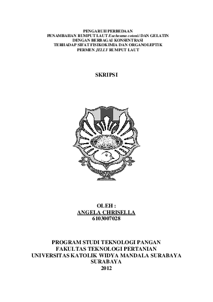 (PDF) Pengaruh perbedaan penambahan rumput laut eucheuma cotonii dan ...