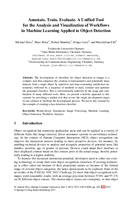 (PDF) Annotate. Train. Evaluate. A Unified Tool for the Analysis and Visualization of Workflows ...