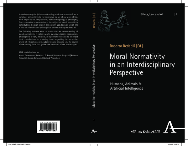 (PDF) Moral Normativity in an Interdisciplinary Perspective. Humans ...