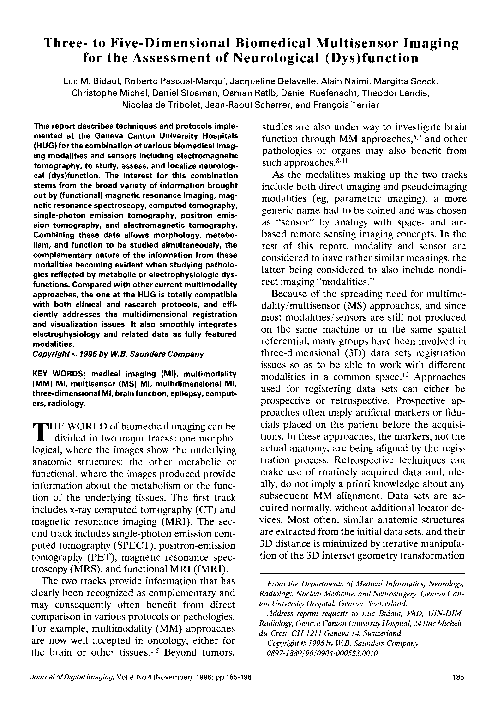 (PDF) Three- to five-dimensional biomedical multisensor imaging for the assessment of ...