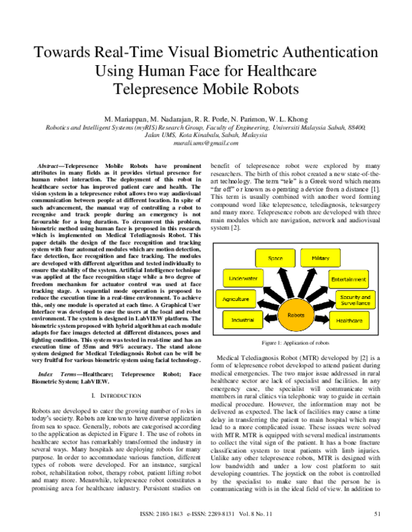 (PDF) Towards real-time visual biometric authentication using human ...