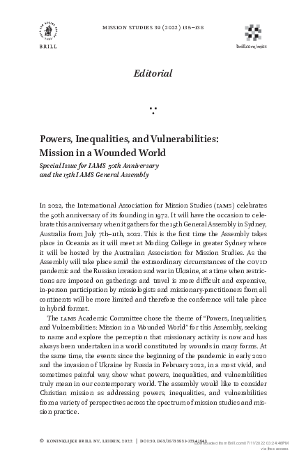 (PDF) Children and Christian Missions: Historical Aspects and ...