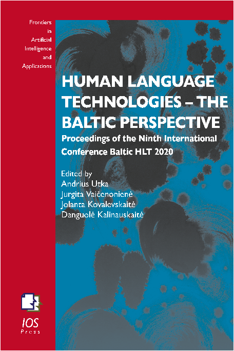 (PDF) Human Language Technologies – The Baltic Perspective