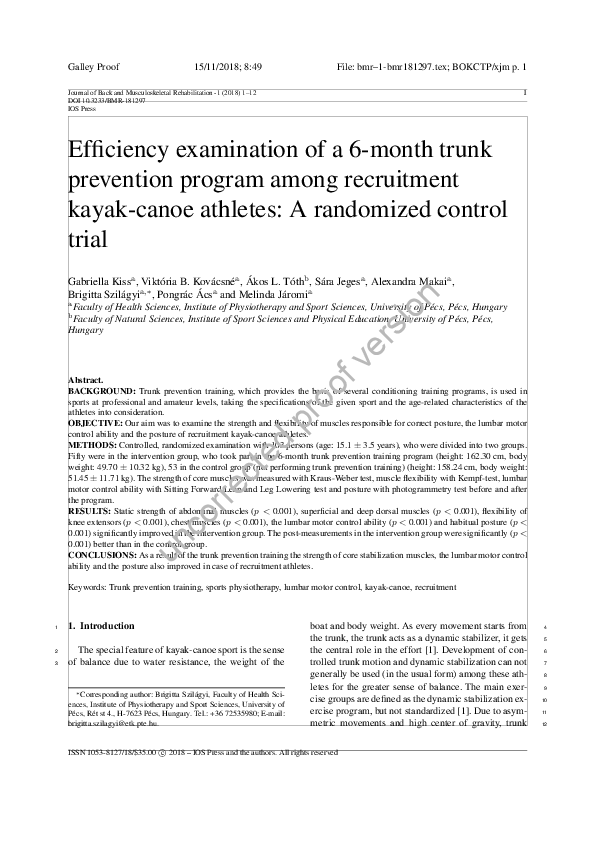 (PDF) Efficiency examination of a 6-month trunk prevention program ...