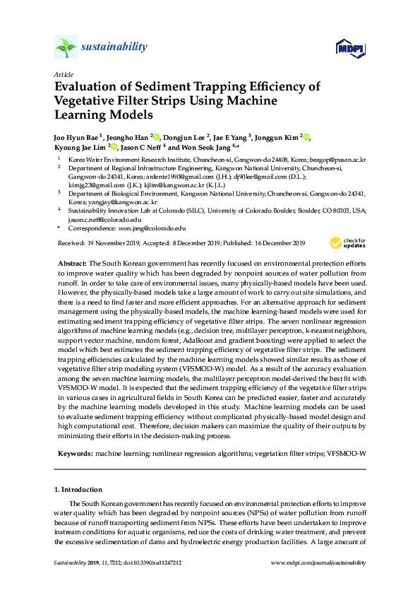 (PDF) Evaluation of sediment trapping efficiency of a settling basin at ...