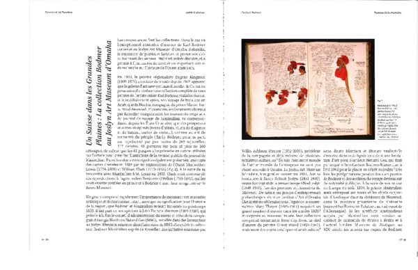 (PDF) Un Suisse dans les Grandes Plaines: la collection Bodmer au ...