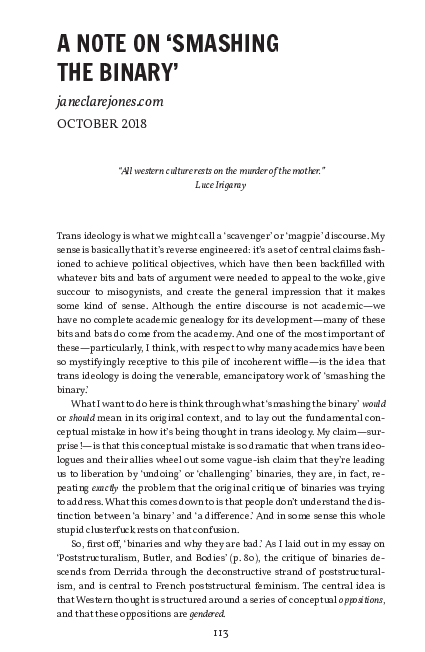 (PDF) A Note on 'Smashing the Binary'