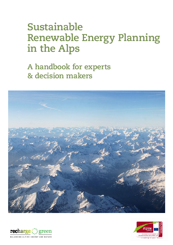 (PDF) Renewable energy exploitation and ecosystems services: Alpine ...