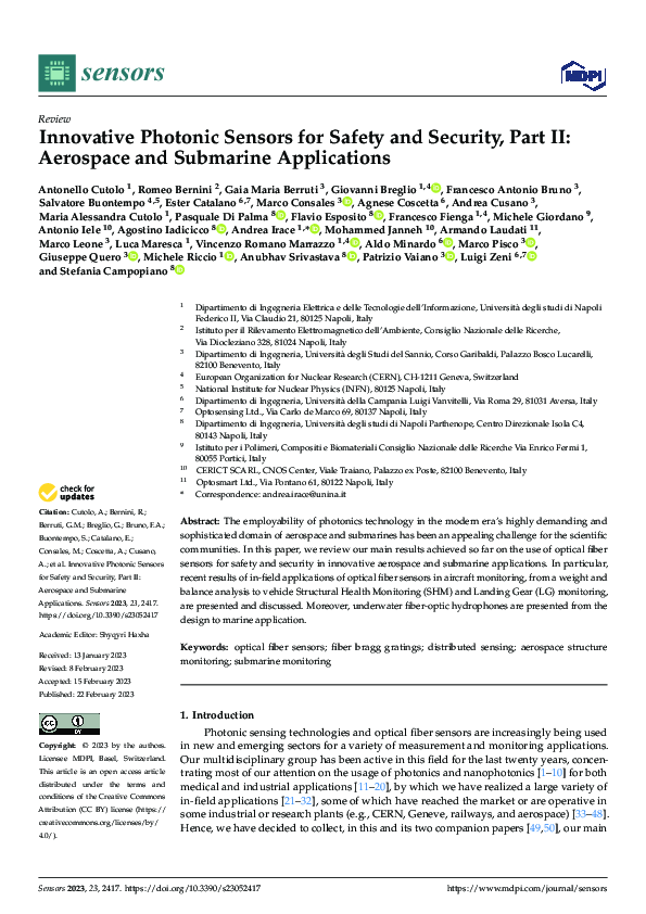 (PDF) Innovative Photonic Sensors for Safety and Security, Part II ...
