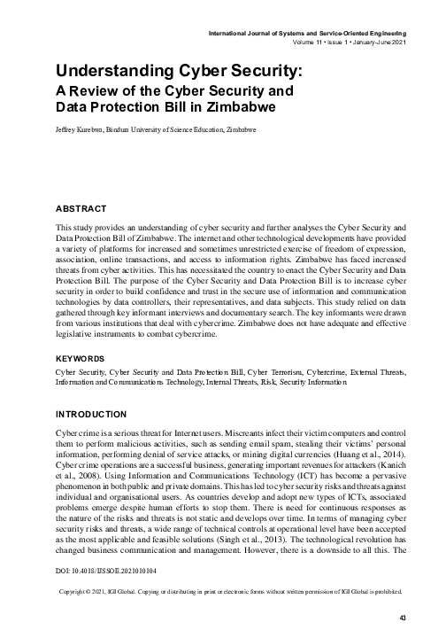 (PDF) Understanding Cyber Security: A Review of the Cyber Security and ...