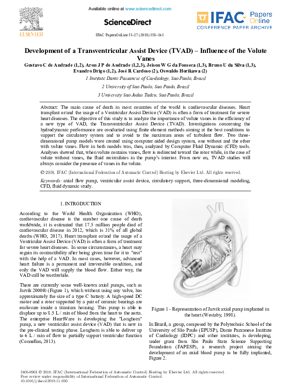 (PDF) Development of a Transventricular Assist Device (TVAD ...