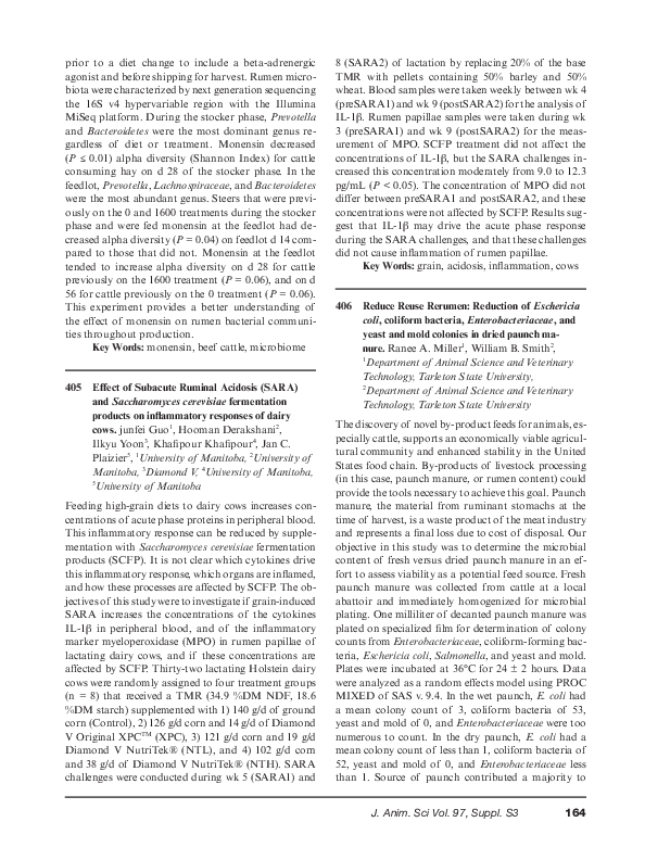 (PDF) 406 Reduce Reuse Rerumen: Reduction of Eschericia coli, coliform ...
