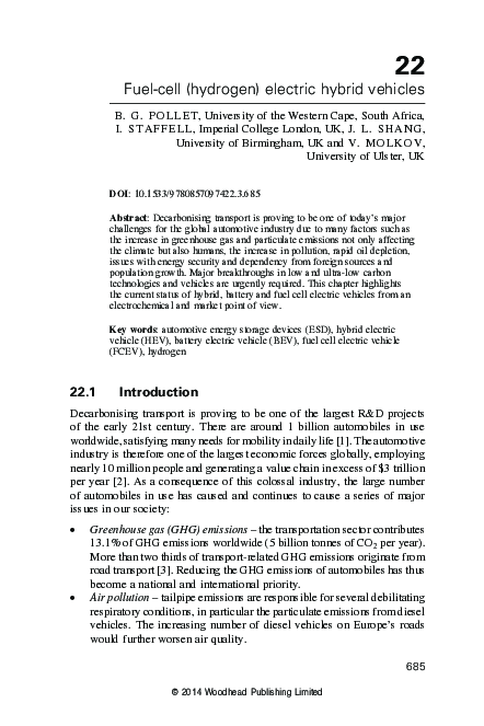 (PDF) Alternative Fuels and Advanced Vehicle Technologies for Improved ...