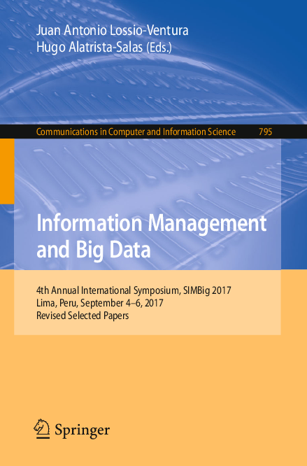 (PDF) Information Management and Big Data