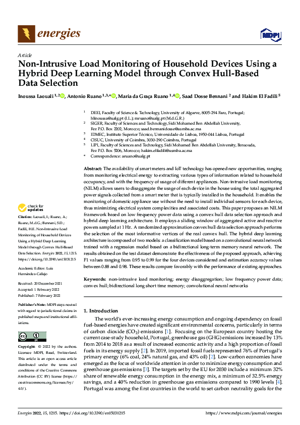 Pdf Non Intrusive Load Monitoring Of Household Devices Using A Hybrid