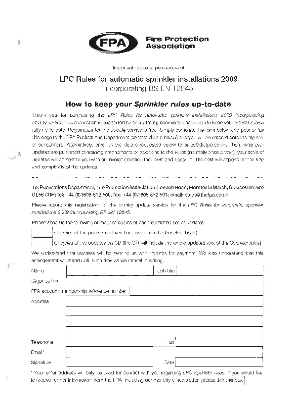 (PDF) LPC rules for automatic sprinkler installations 2009