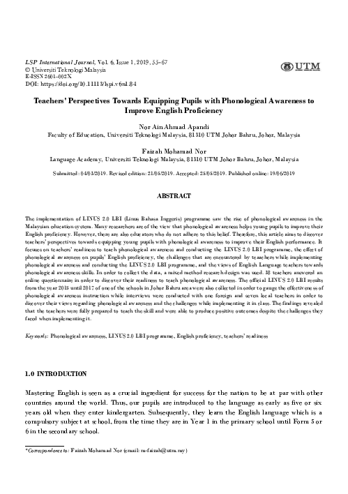 (PDF) Towards an analysis of discourse: The English used by teachers ...