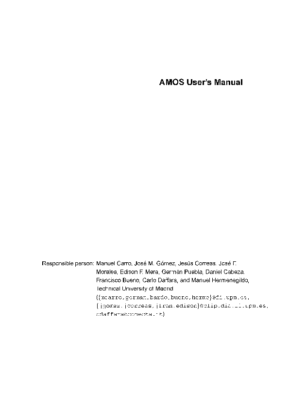 (PDF) AMOS User's manual
