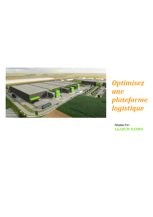 (PDF) Optimisez une plateforme logistique - Les outils d'analyse et d ...