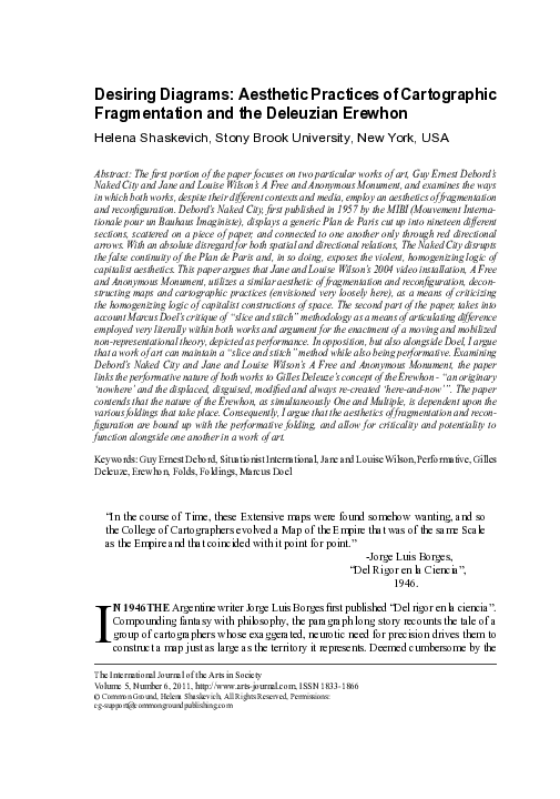(PDF) Desiring Diagrams: Aesthetic Practices of Cartographic ...