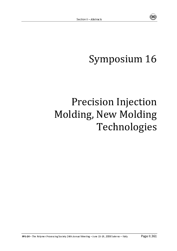 (PDF) The role of heat transfer in micro-injection molding