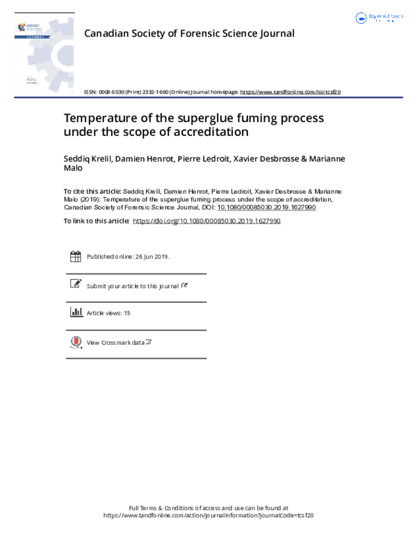 (PDF) Temperature of the superglue fuming process under the scope of ...