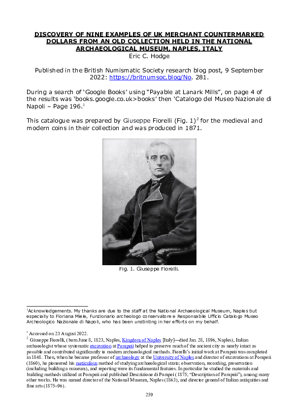 (DOC) DISCOVERY OF NINE EXAMPLES OF UK MERCHANT COUNTERMARKED DOLLARS ...