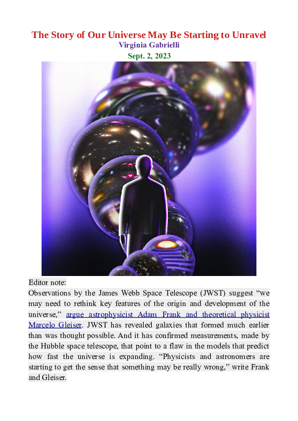 (PDF) The Story of Our Universe