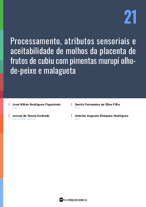 (PDF) Processamento, Atributos Sensoriais e Aceitabilidade De Molhos Da ...