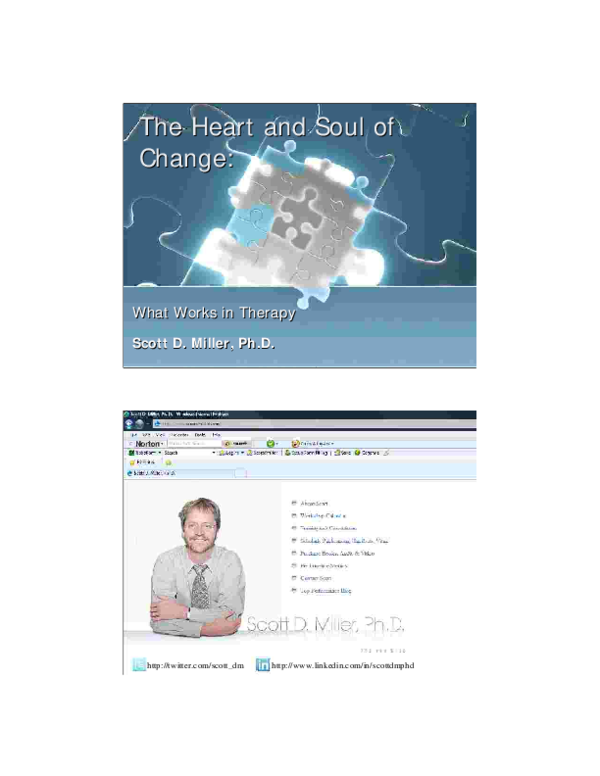 The Heart And Soul Of Change