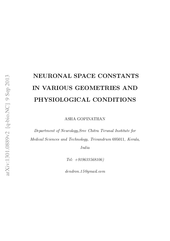 (PDF) Exploring the notion of space constant under different geometric ...